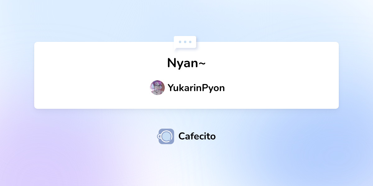 Nyan~ por YukarinPyon | Cafecito