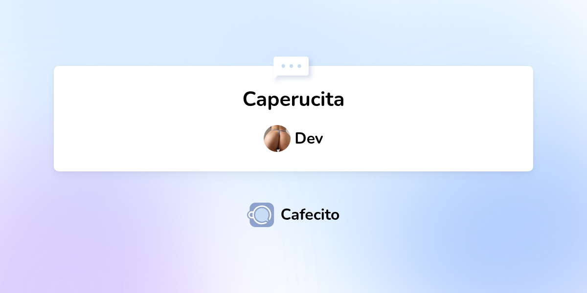 Caperucita por Dev | Cafecito