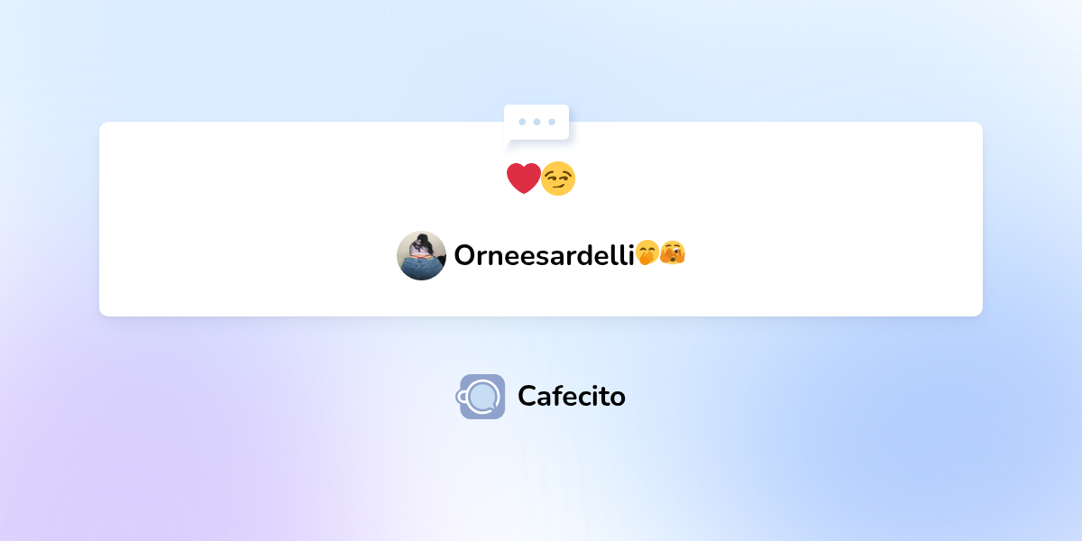️😏 por Orneesardelli🤭🫣 | Cafecito