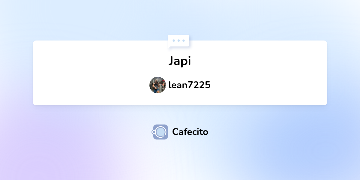 Japi por lean7225 | Cafecito