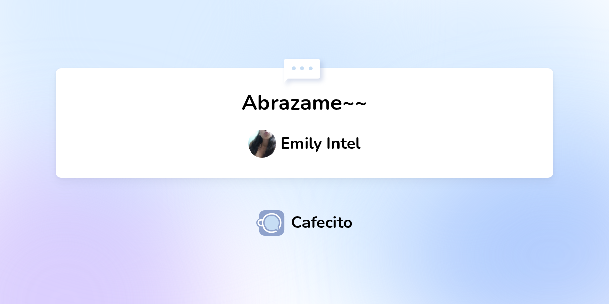 Abrazame~~ por Emily Intel | Cafecito