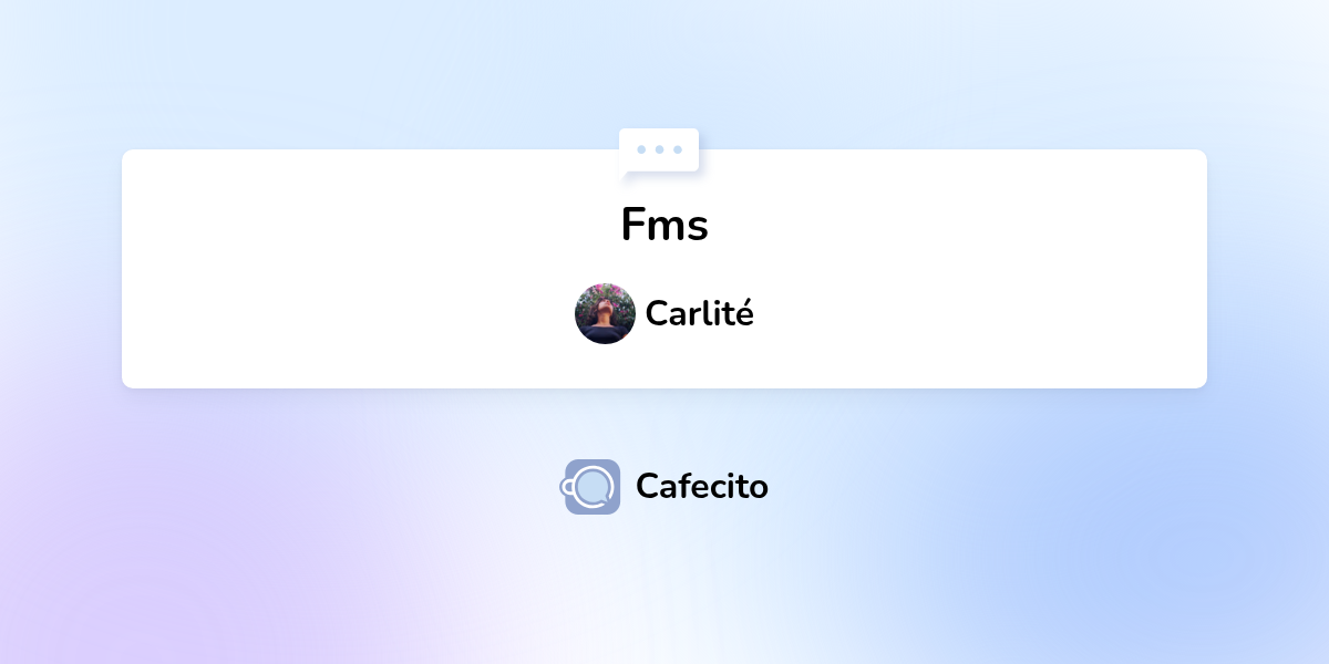 Fms por Carlité | Cafecito