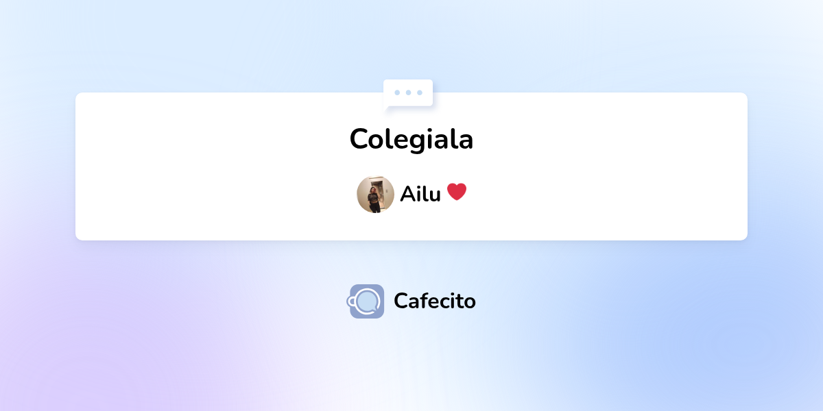Colegiala por Ailu | Cafecito