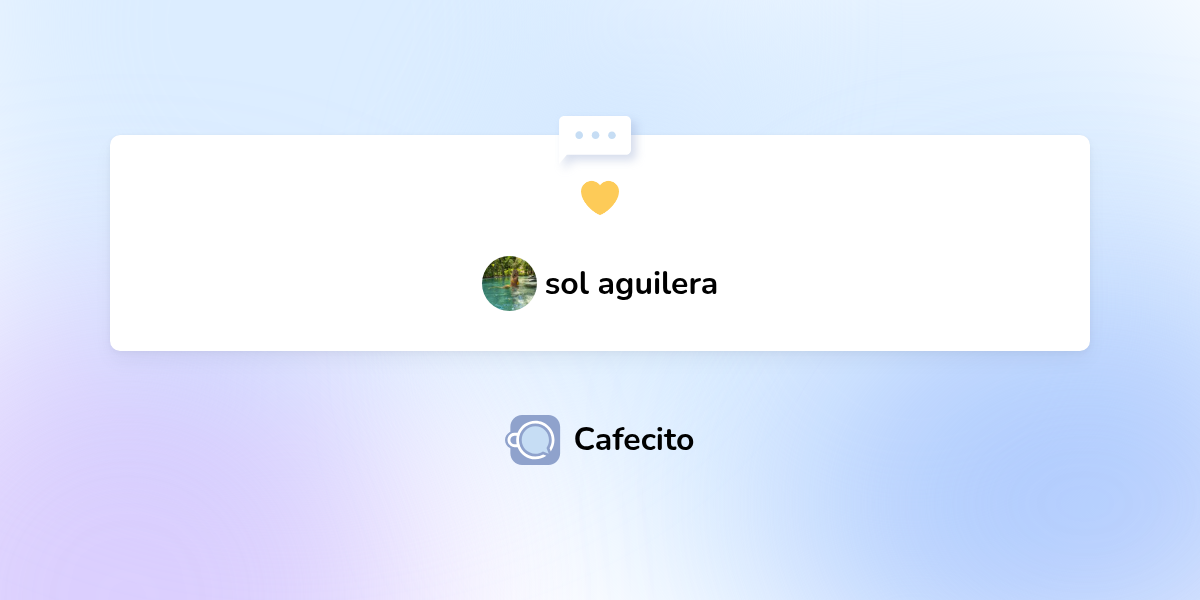💛 por sol aguilera | Cafecito