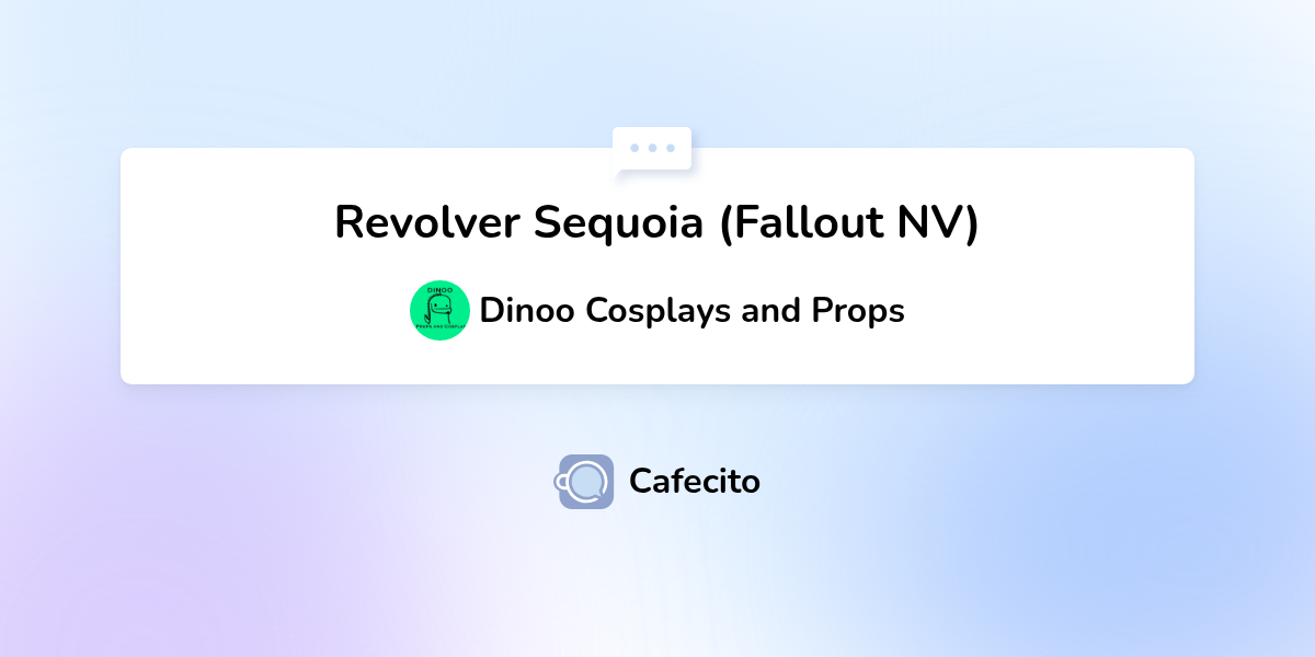 Revolver Sequoia (Fallout NV) por Dinoo Cosplays and Props | Cafecito