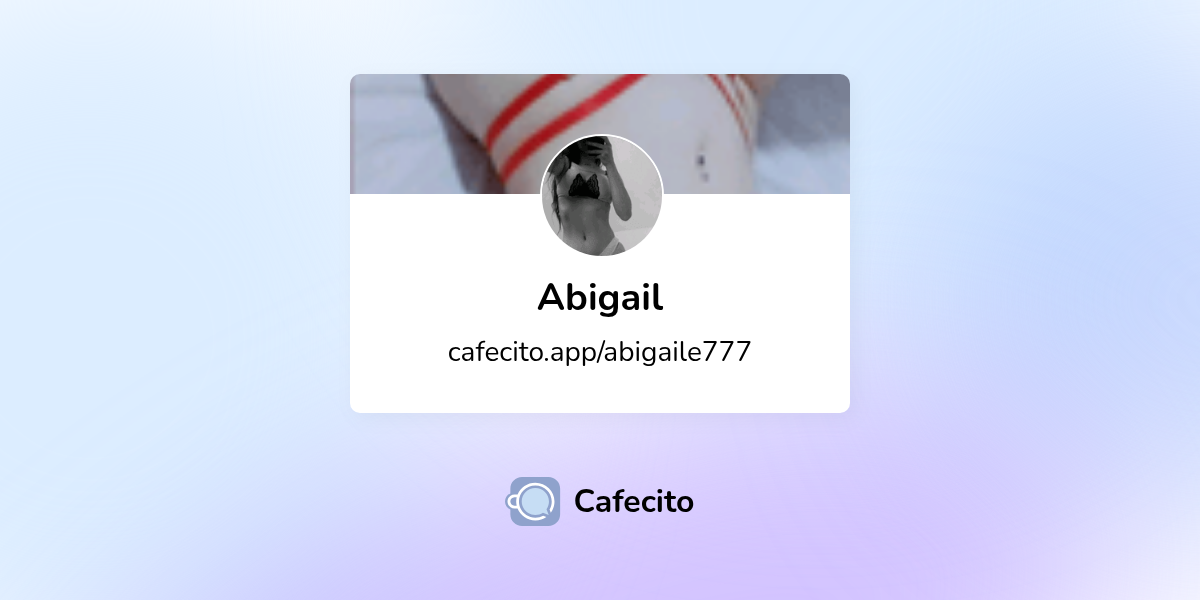 Planes de Abigail | Cafecito
