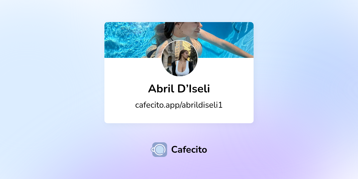 Abril D’ Iseli | Cafecito