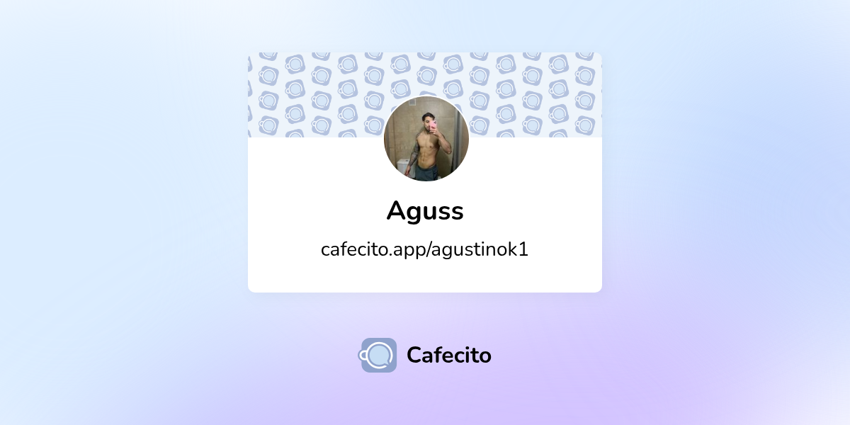 Aguss | Cafecito