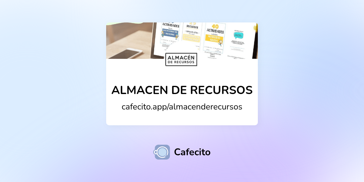 ALMACEN DE RECURSOS | Cafecito