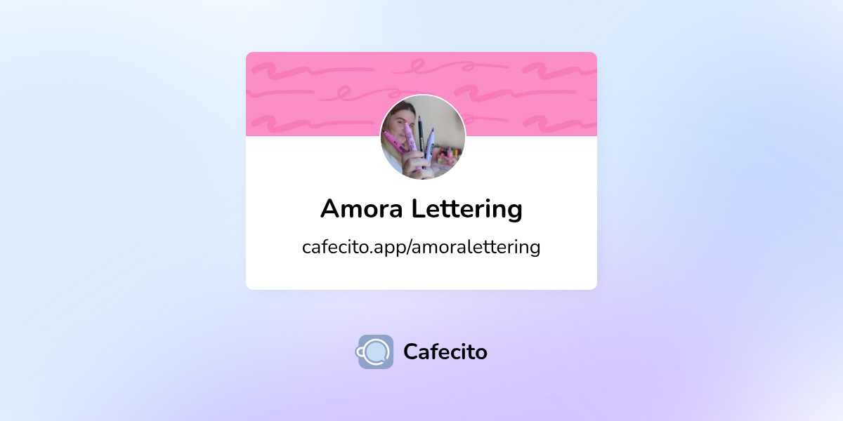 Amora Lettering | Cafecito