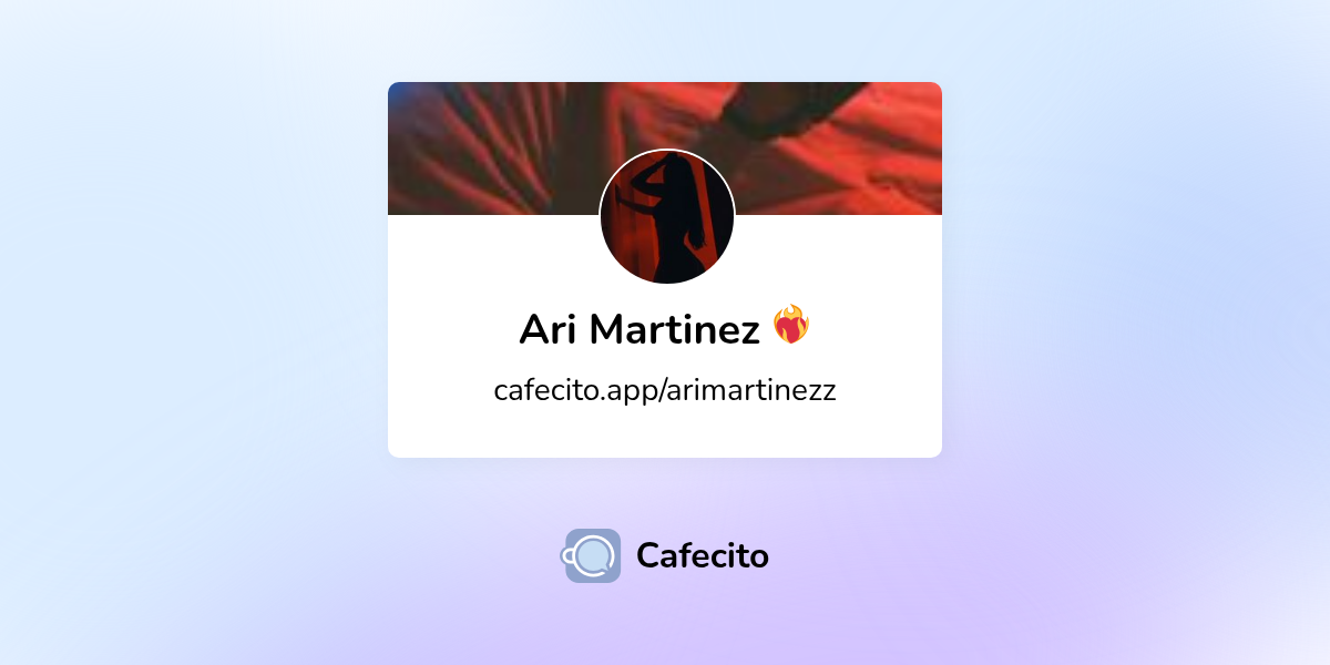 Galería de Ari Martinez ️‍🔥 | Cafecito