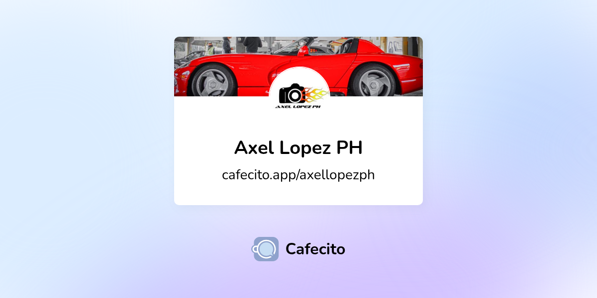 Axel Lopez PH | Cafecito