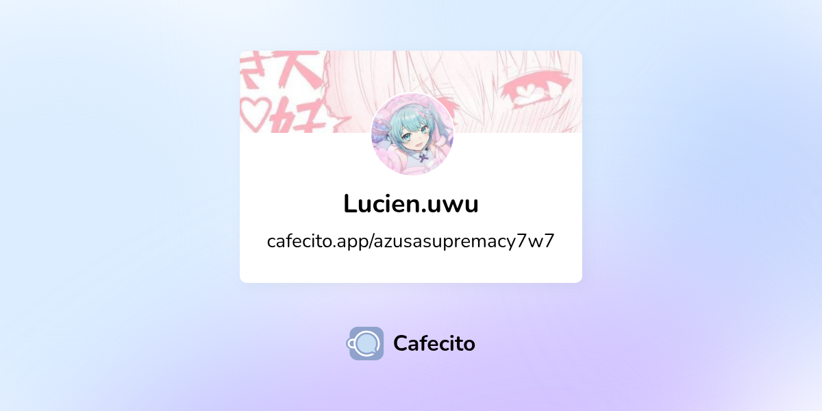 Galería de Lucien.uwu | Cafecito