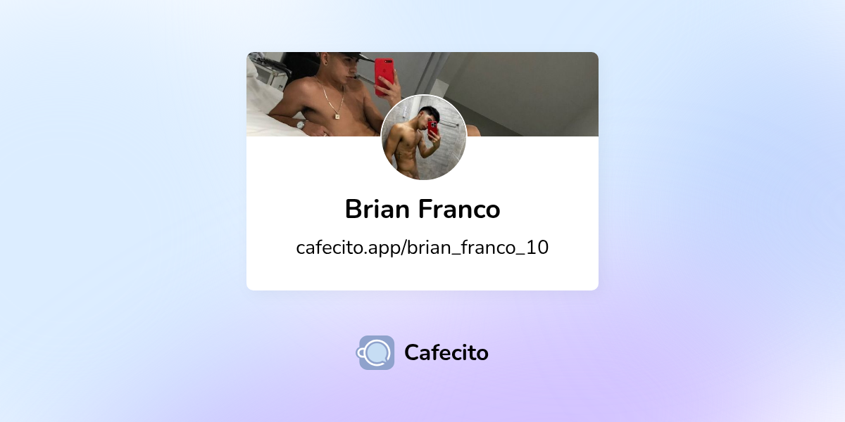 Brian Franco | Cafecito