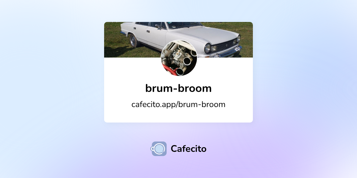 Planes de brum-broom | Cafecito