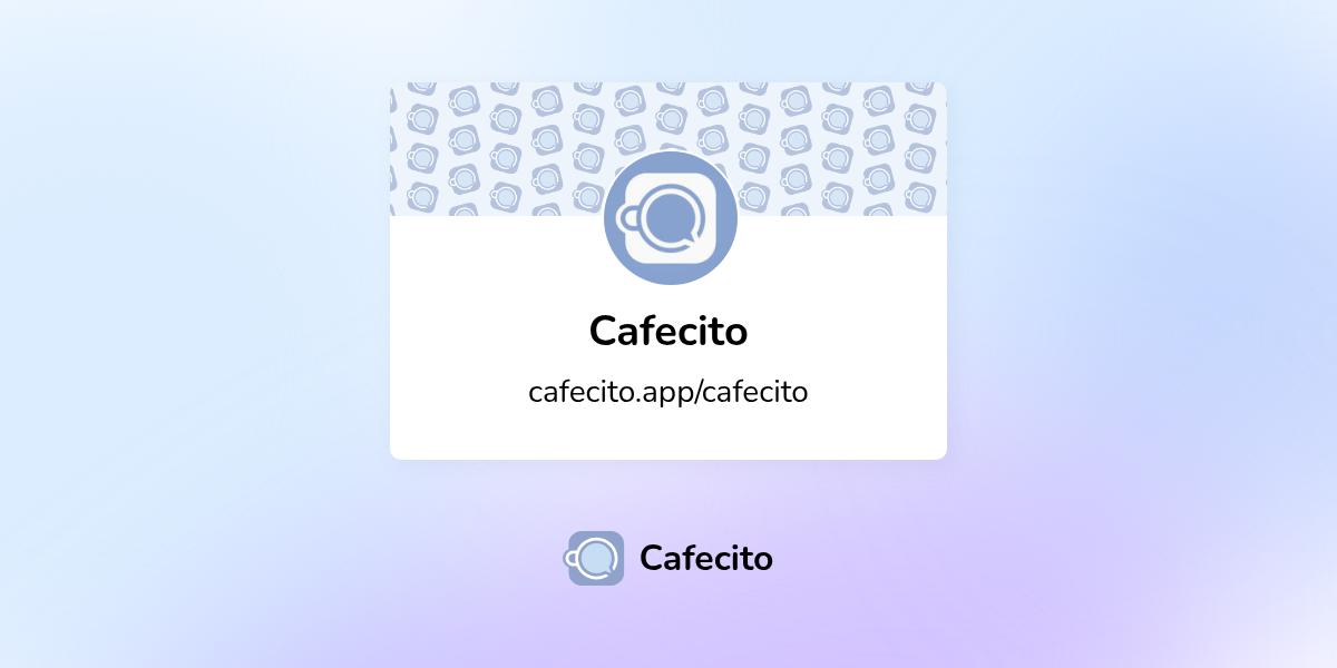 Cafecito | Cafecito