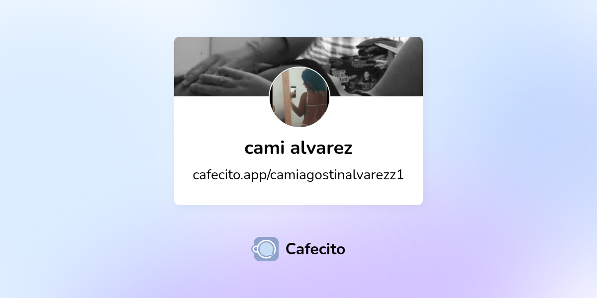Planes de cami alvarez | Cafecito