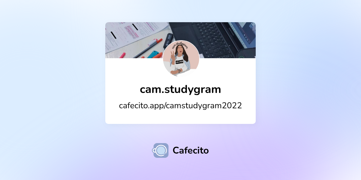 cam.studygram | Cafecito