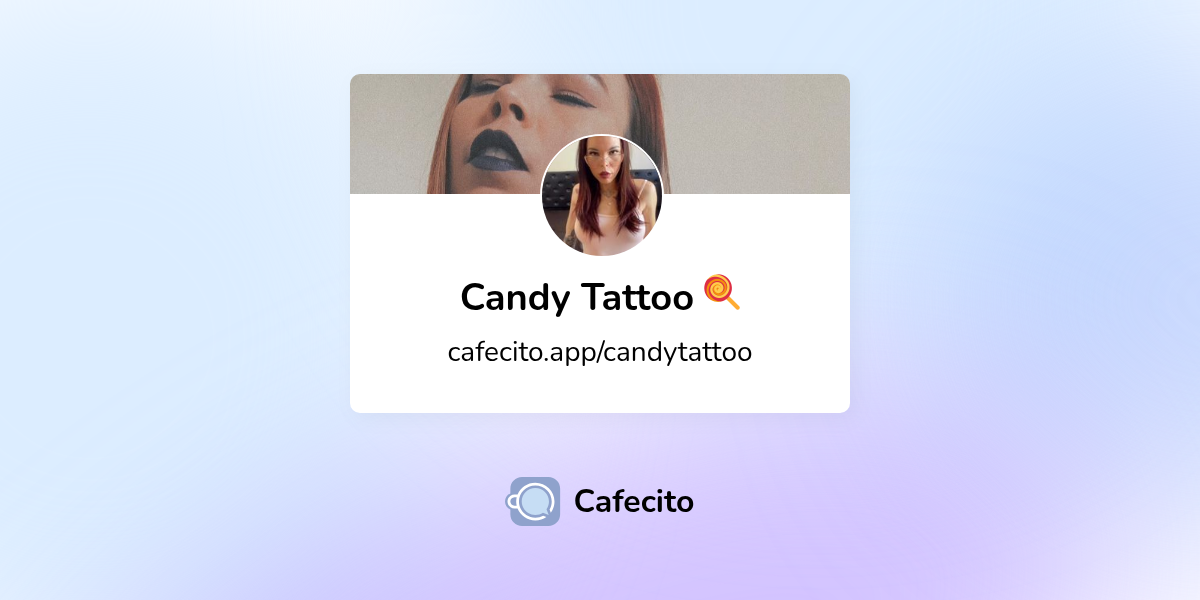 Candy Tattoo 🍭 | Cafecito