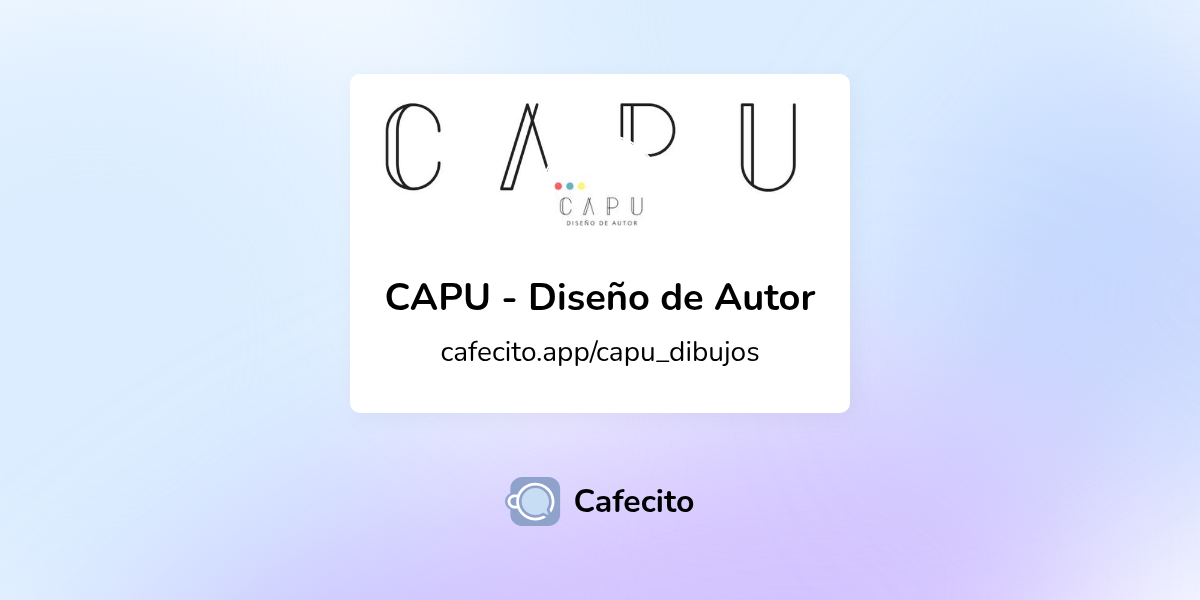 Planes de CAPU - Diseño de Autor | Cafecito