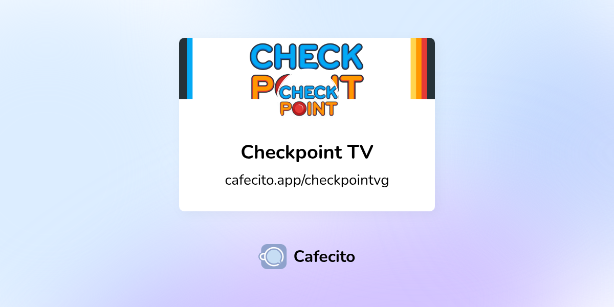 Checkpoint TV | Cafecito