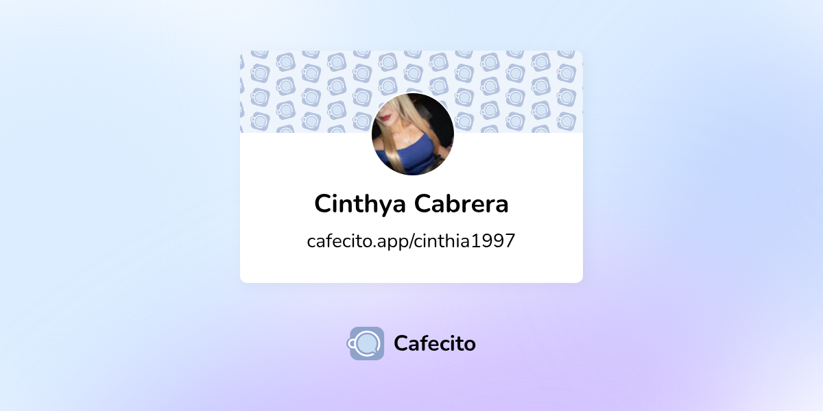 Planes de Cinthya Cabrera | Cafecito