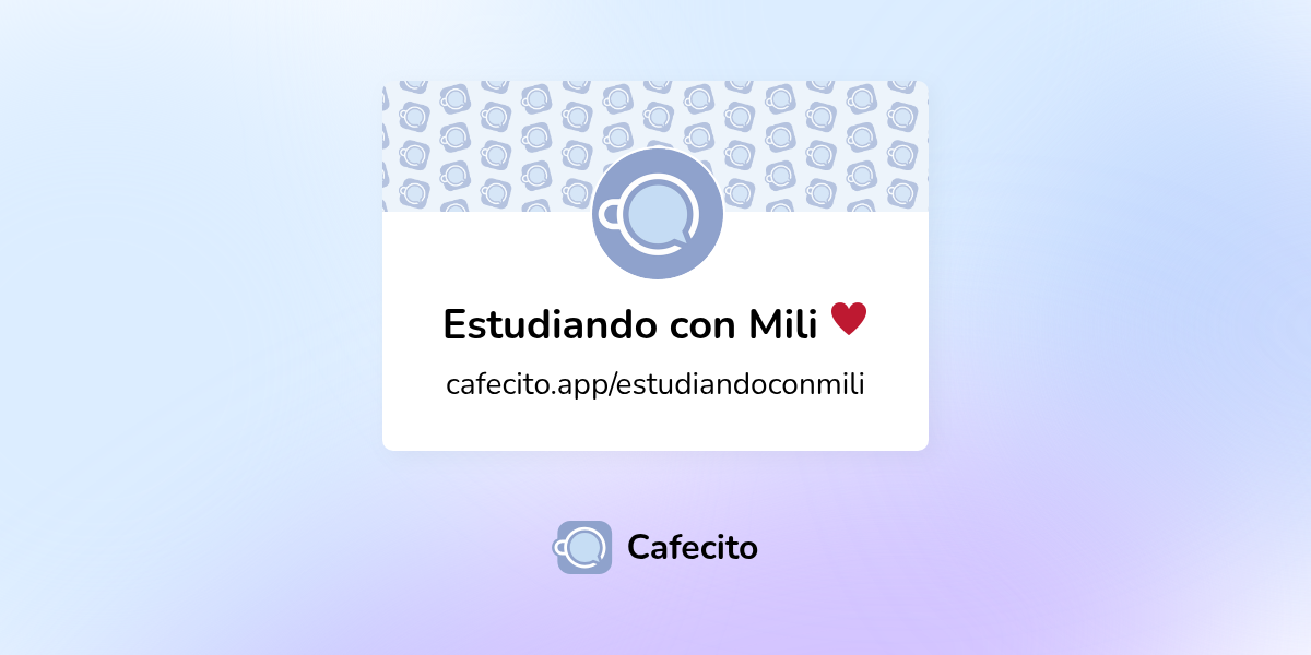 Estudiando con Mili ♥️ | Cafecito