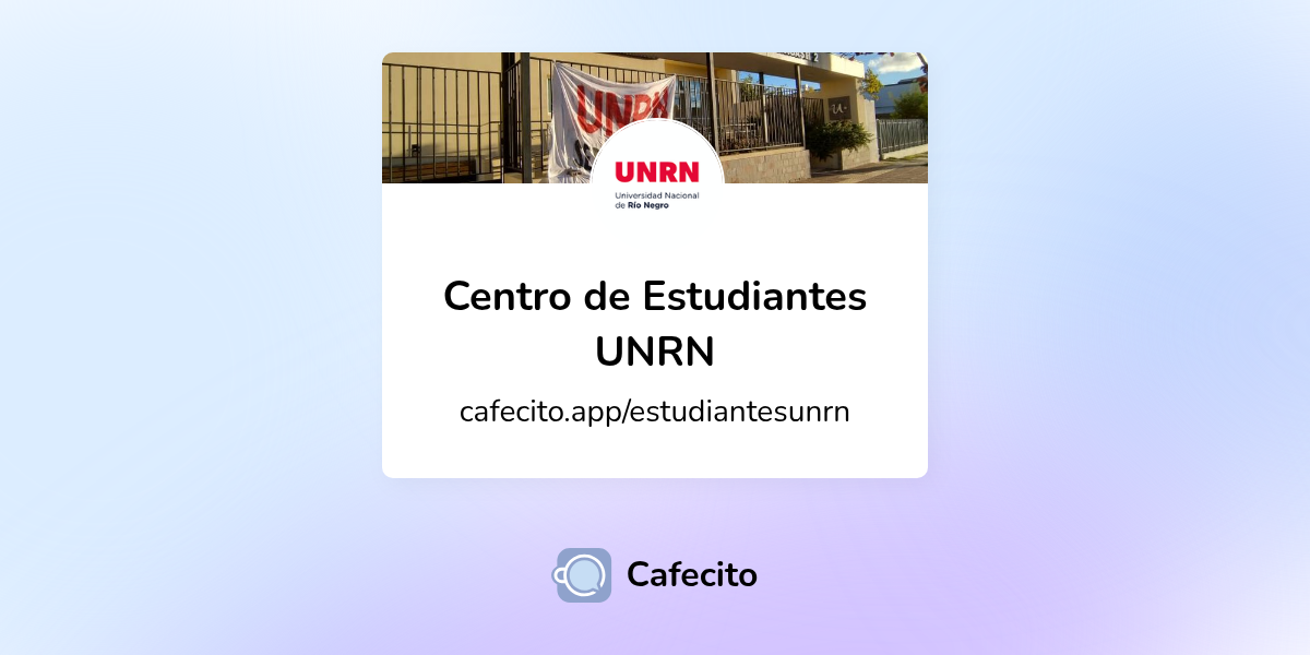 Centro de Estudiantes UNRN | Cafecito