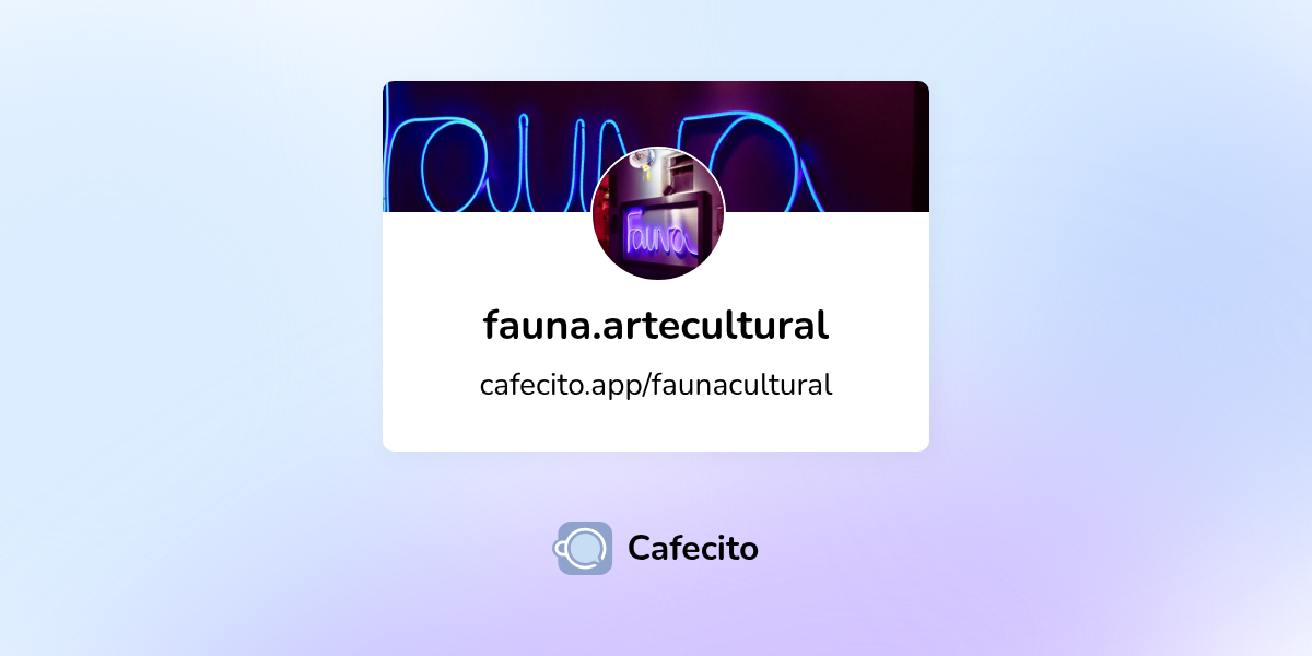fauna.artecultural | Cafecito