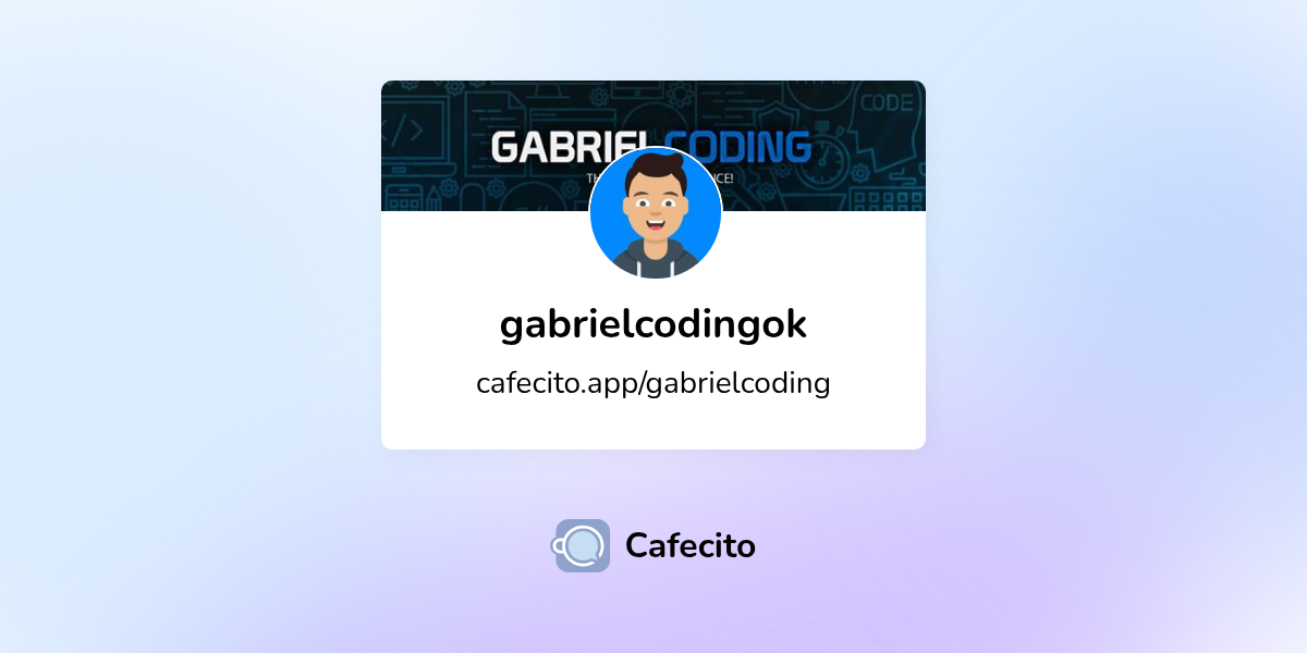 gabrielcodingok | Cafecito