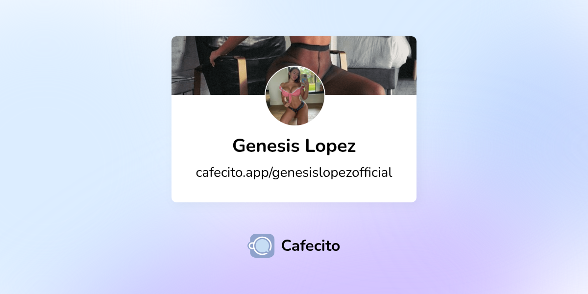 Planes de Genesis Lopez | Cafecito