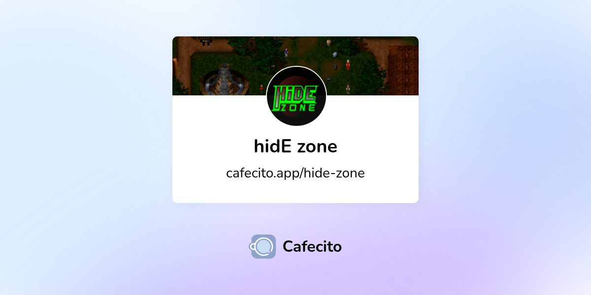 hidE zone | Cafecito