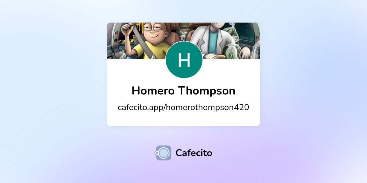 Homero Thompson | Cafecito