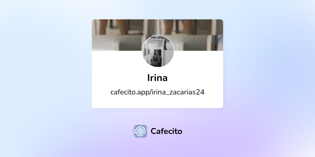 Planes de Irina | Cafecito