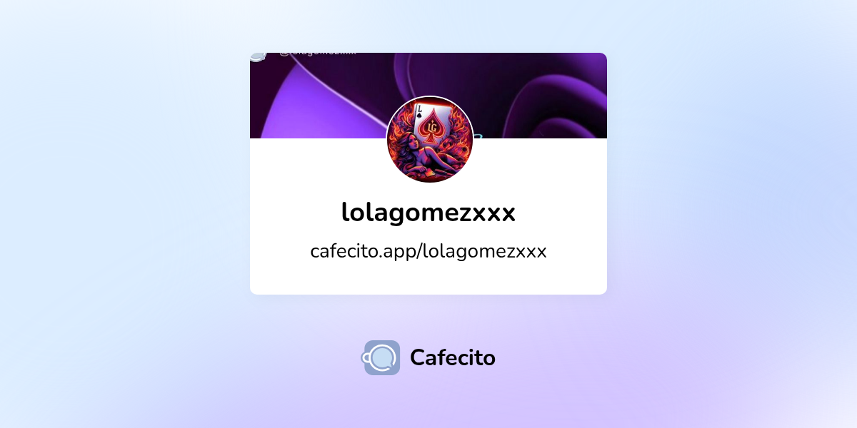 lolagomezxxx | Cafecito