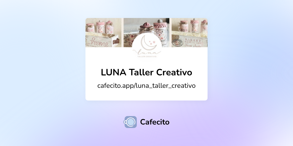 LUNA Taller Creativo | Cafecito