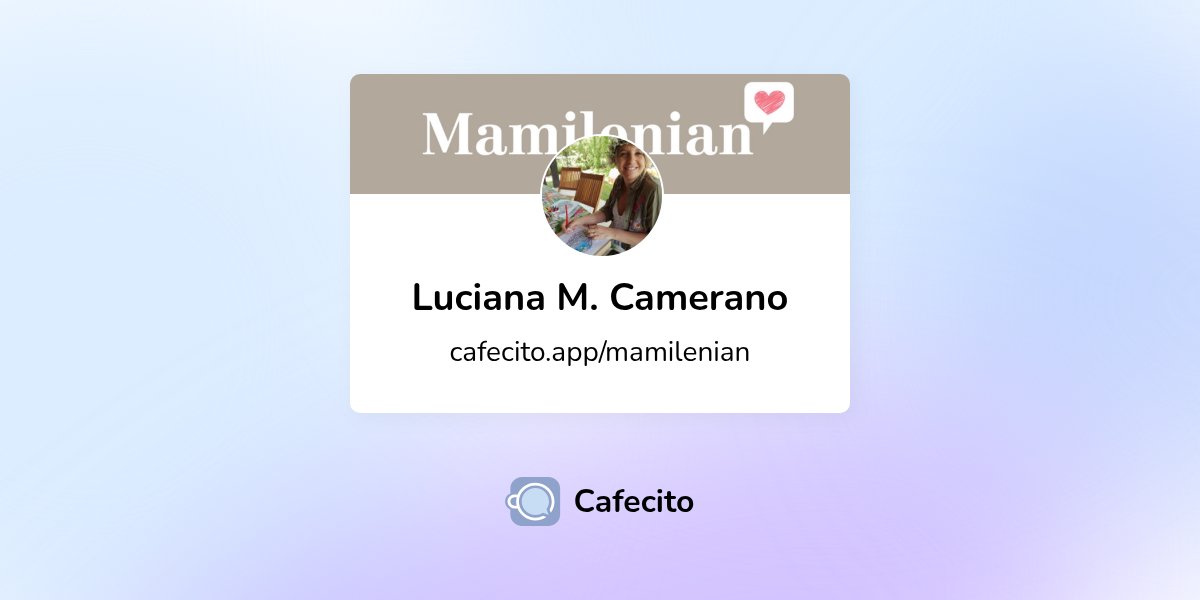 Luciana M. Camerano | Cafecito