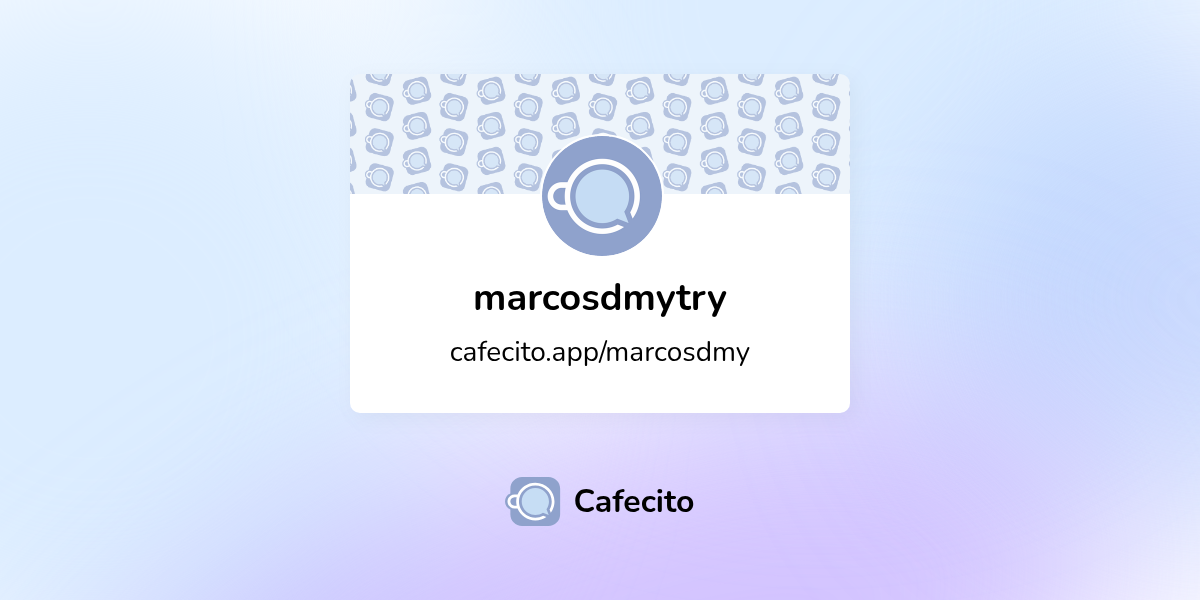 marcosdmytry | Cafecito