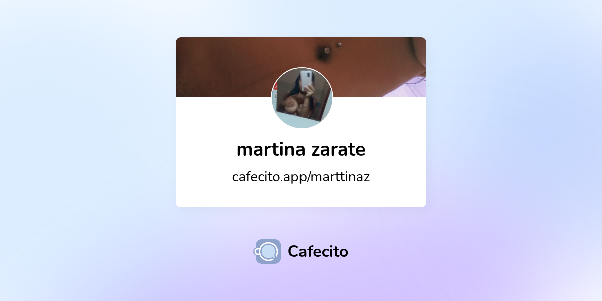 martina zarate | Cafecito