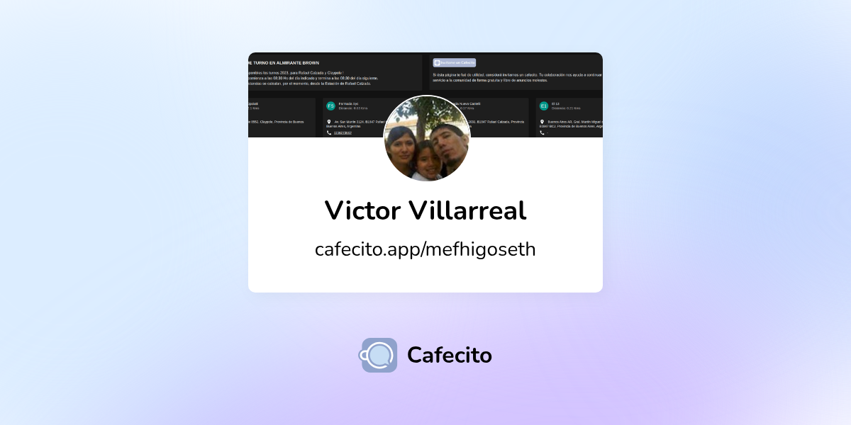 Victor Villarreal | Cafecito