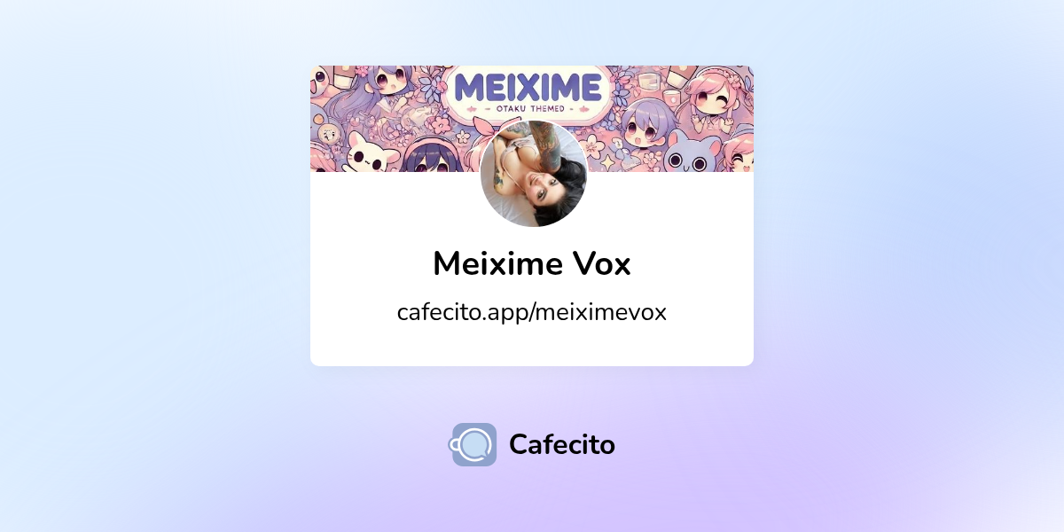 Meixime Vox | Cafecito