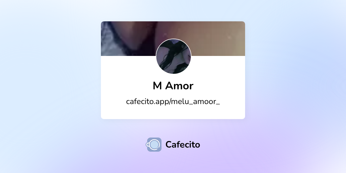 M Amor | Cafecito