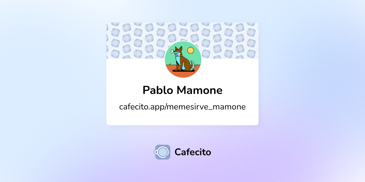 Pablo Mamone | Cafecito