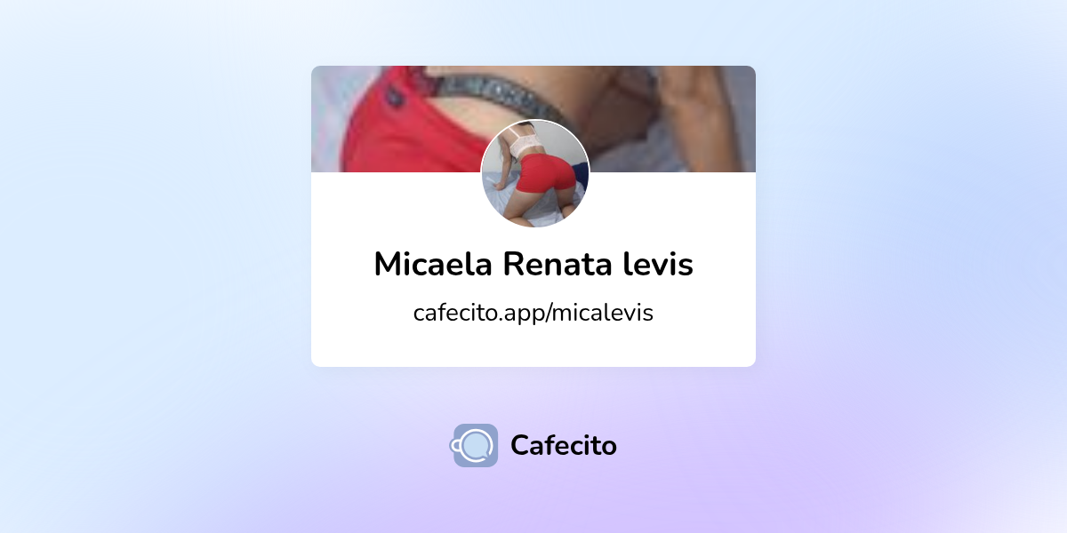 Planes de Micaela Renata levis | Cafecito