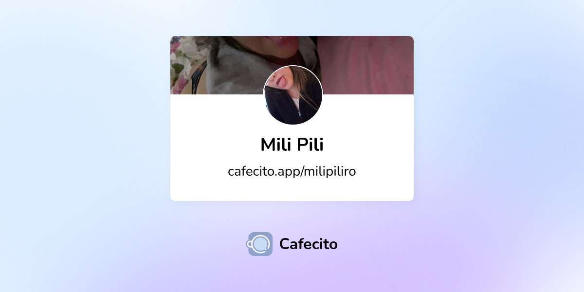 Planes de Mili Pili | Cafecito