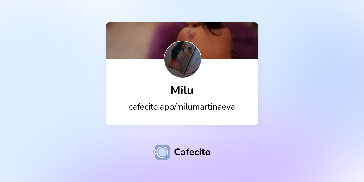 Planes de Milu | Cafecito