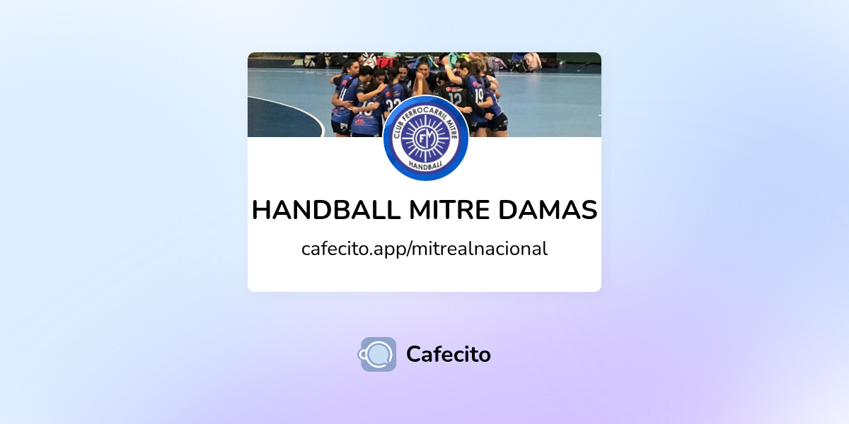 Planes de HANDBALL MITRE DAMAS | Cafecito