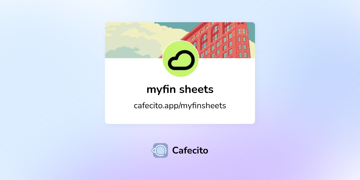 myfin sheets | Cafecito