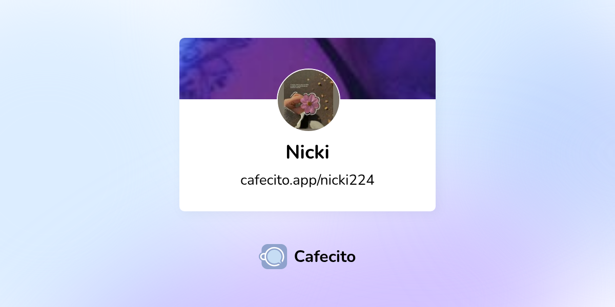 Galería de Nicki | Cafecito