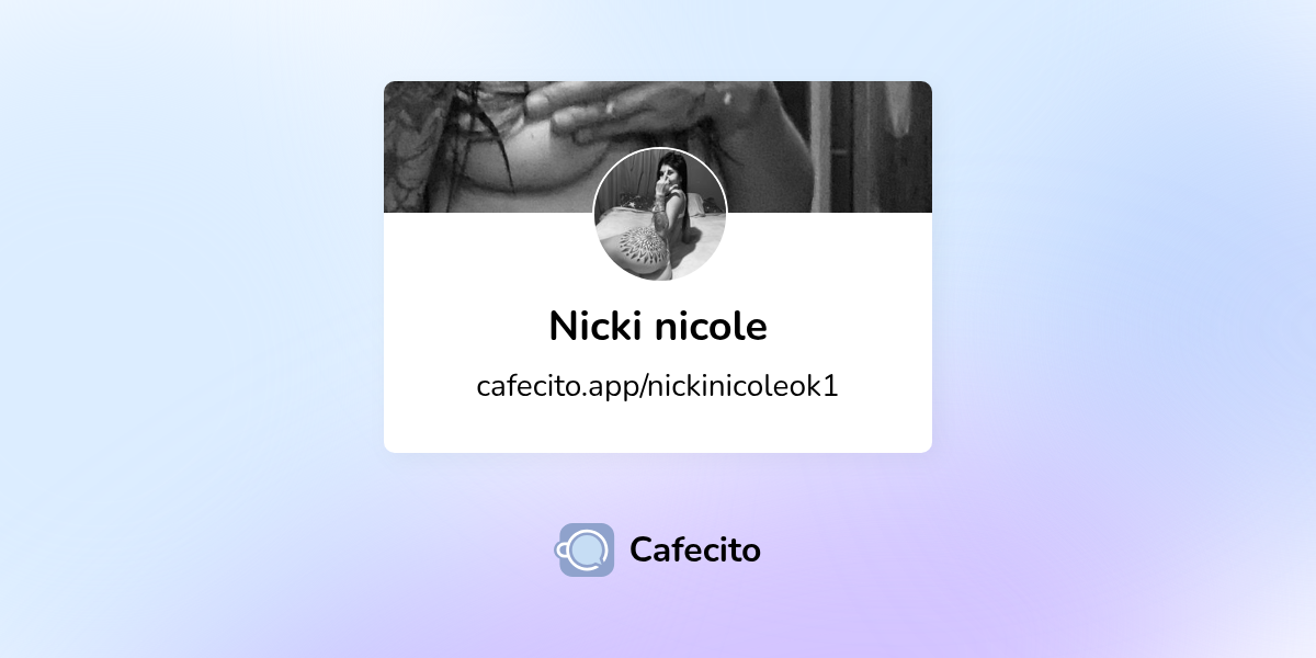 Nicki nicole | Cafecito